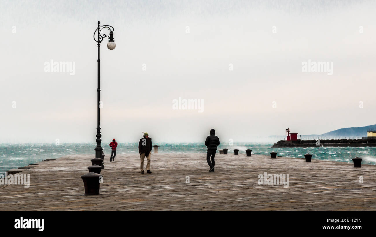 Wind of bora hi-res stock photography and images - Alamy