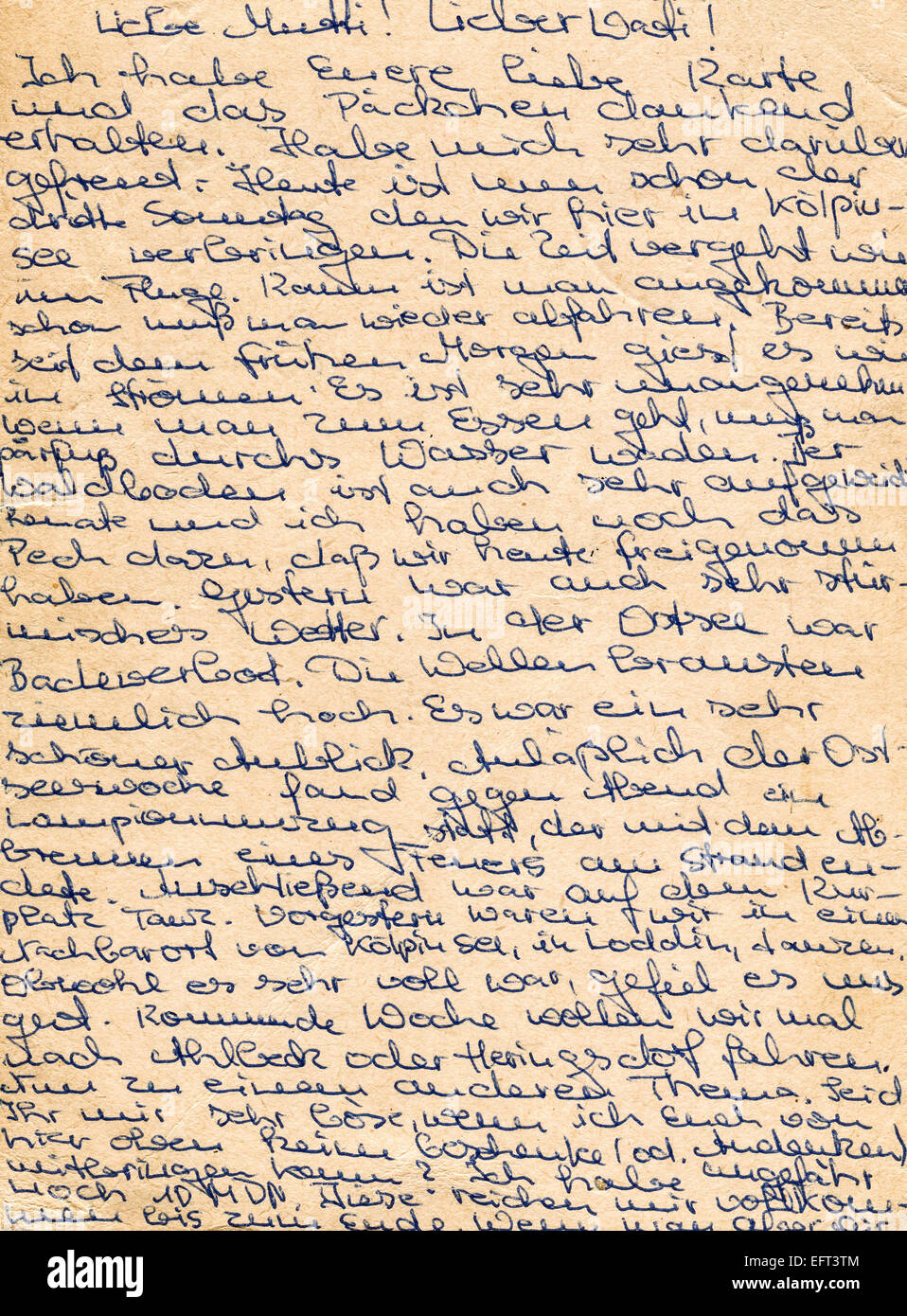 Old Handwriting Numbers