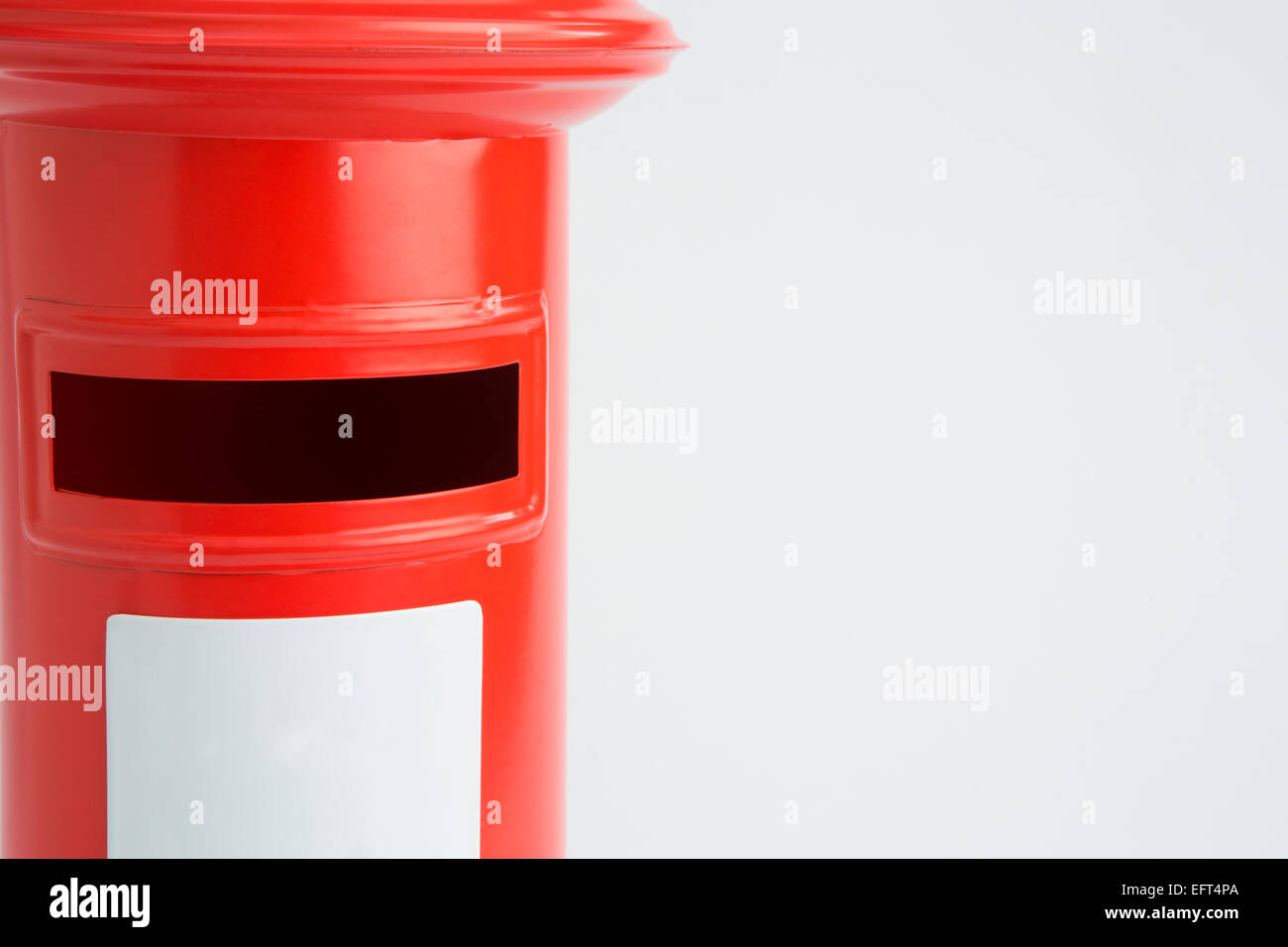 Studio Shot Of Red Post Box Stock Photo - Alamy
