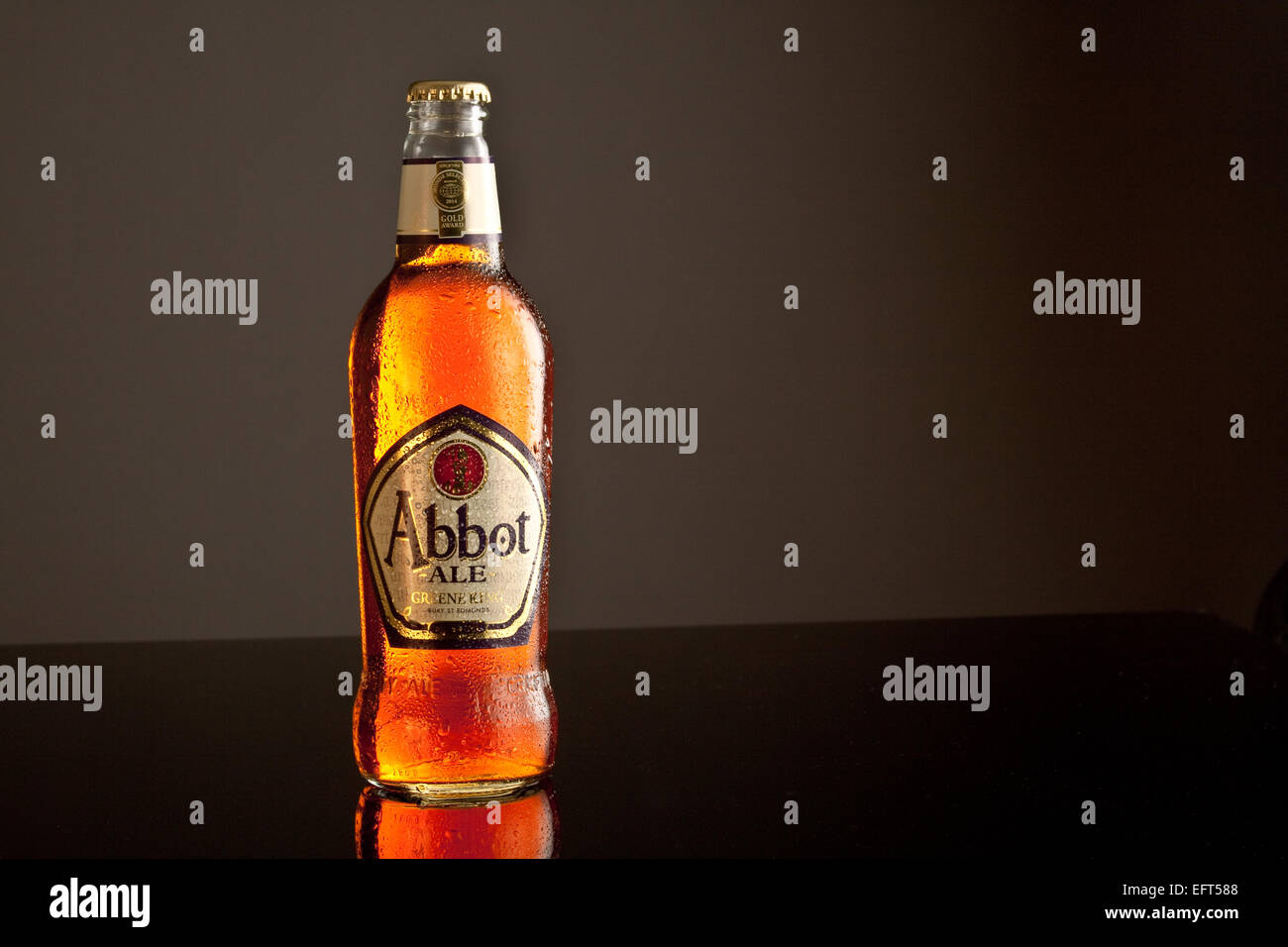 Bottle of Abbot Ale in various frame shapes Stock Photo - Alamy