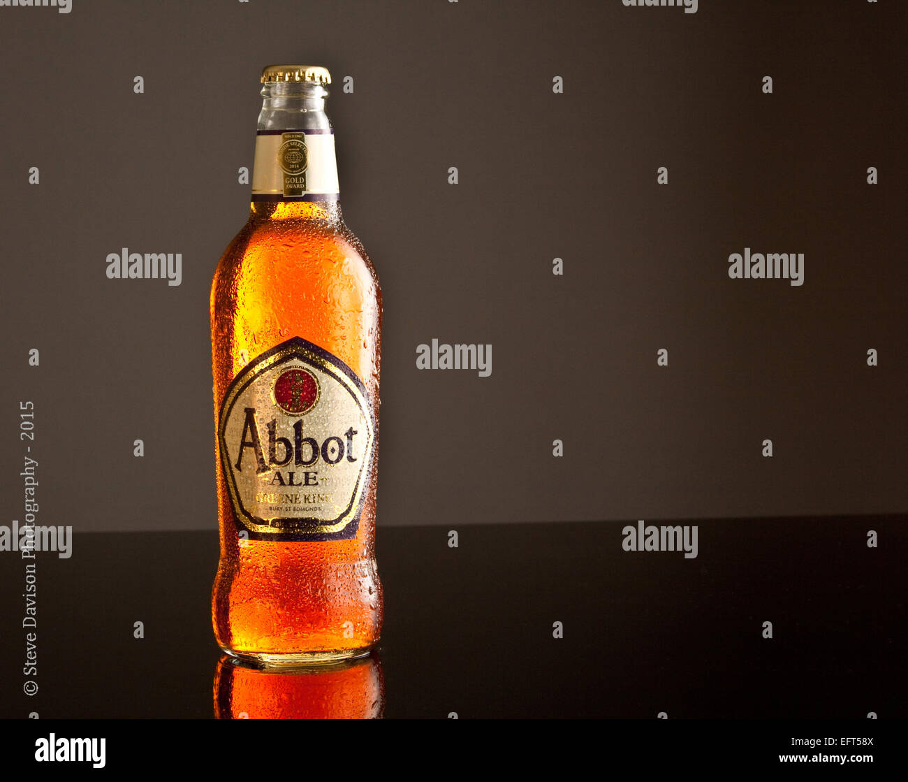 Bottle of Abbot Ale in various frame shapes Stock Photo - Alamy