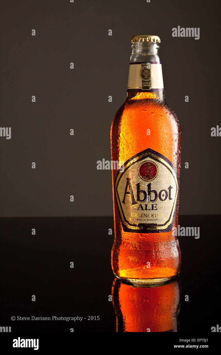Bottle of Abbot Ale in various frame shapes Stock Photo - Alamy