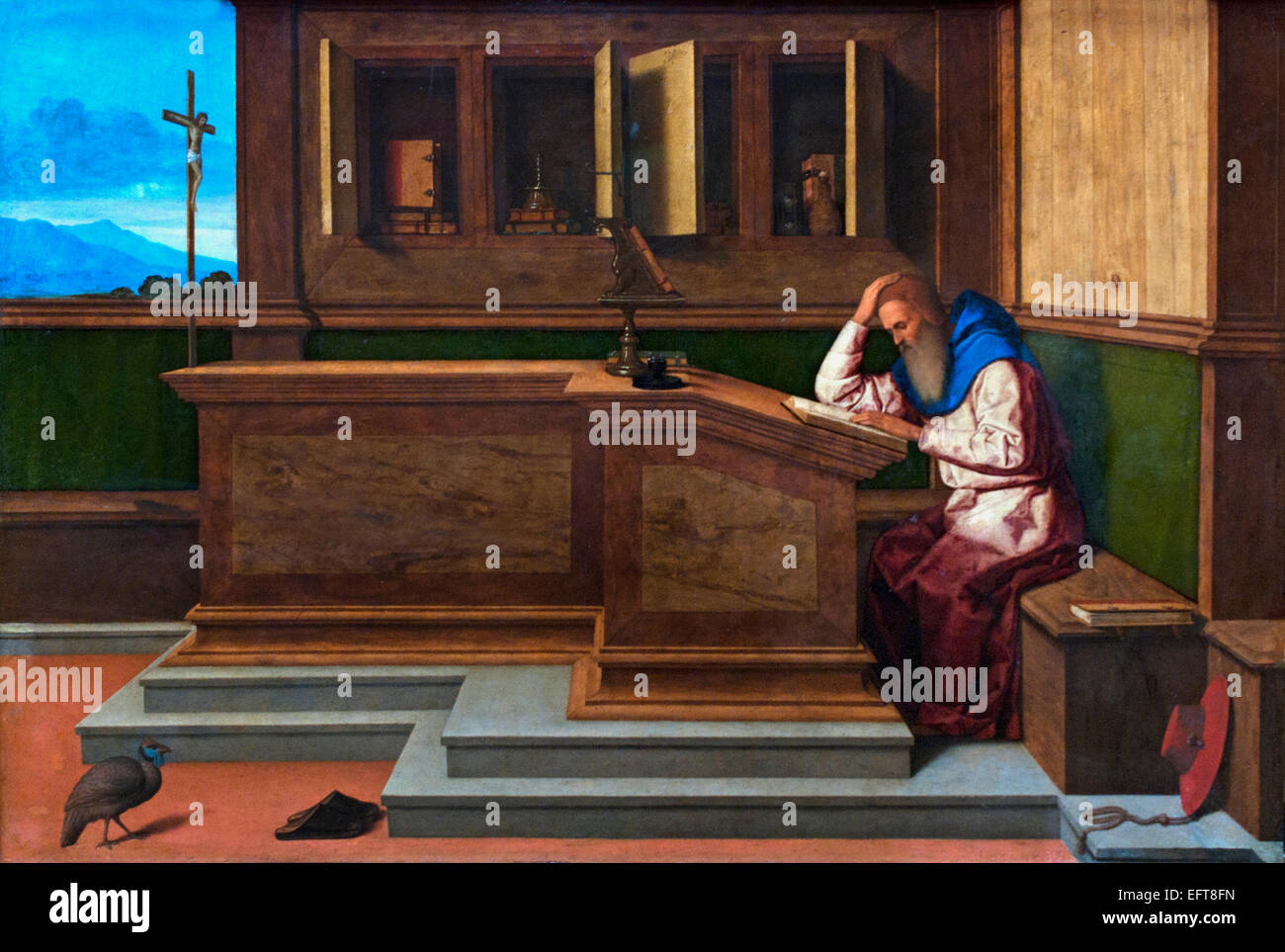 Saint Jerome in His Study 1514 Vincenzo Catena (1470–1531) Italy ...