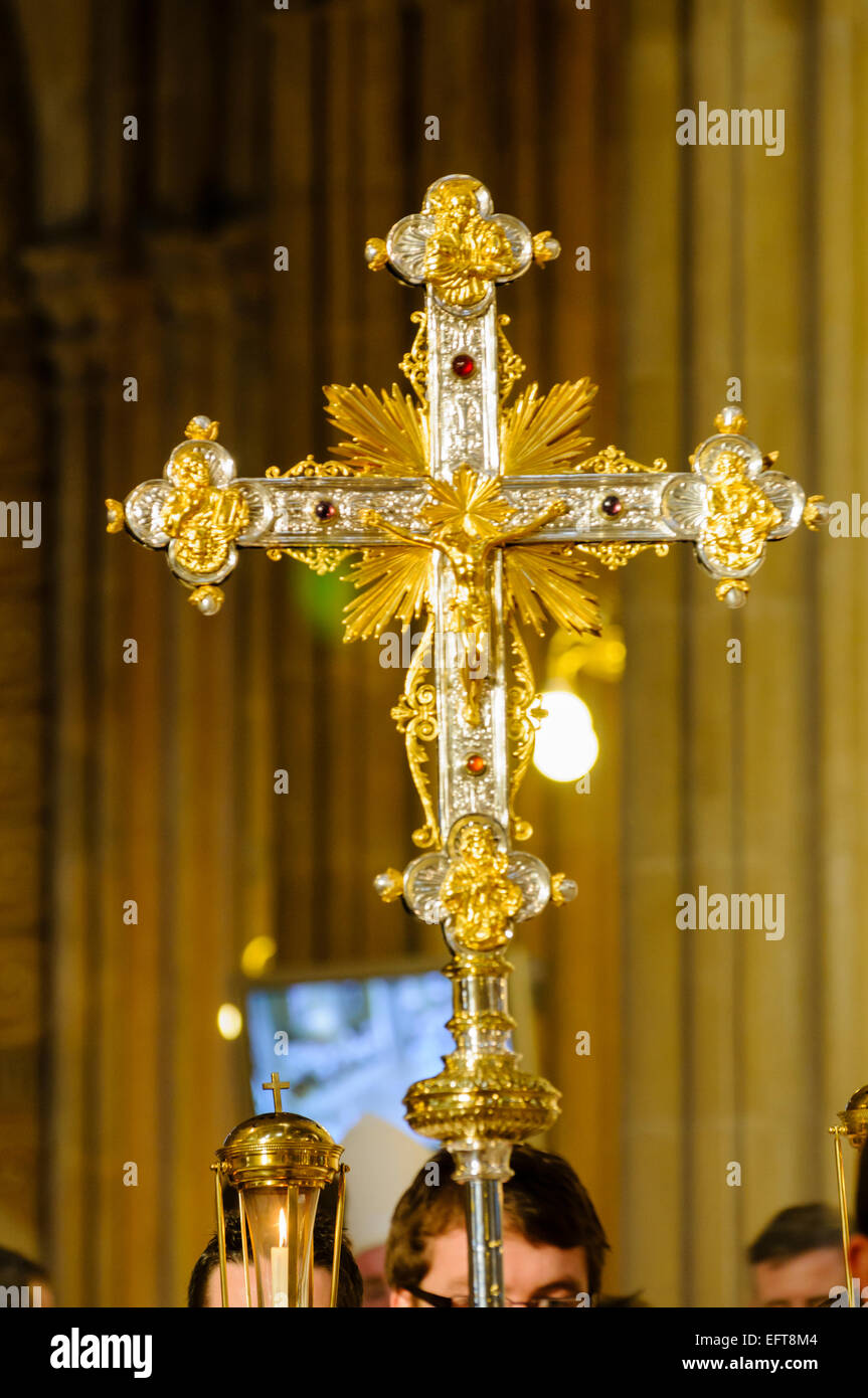 Gold crucifix store