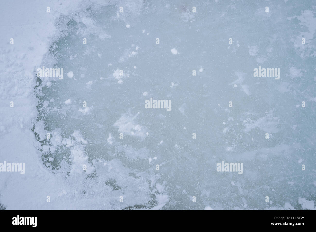 Ice texture on outdoor rink Stock Photo - Alamy