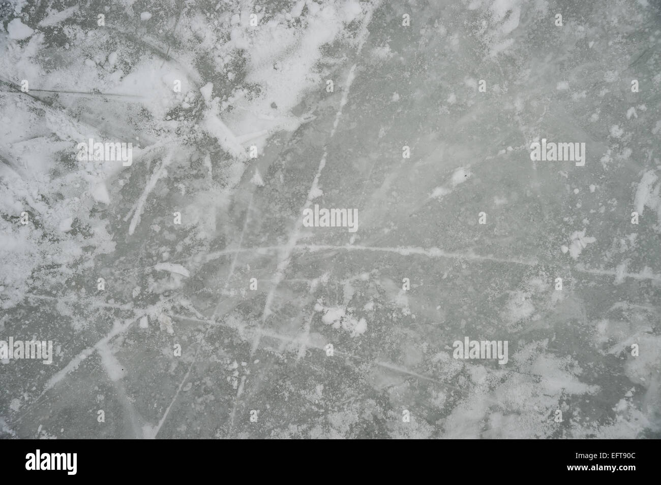 Ice texture on outdoor rink Stock Photo - Alamy
