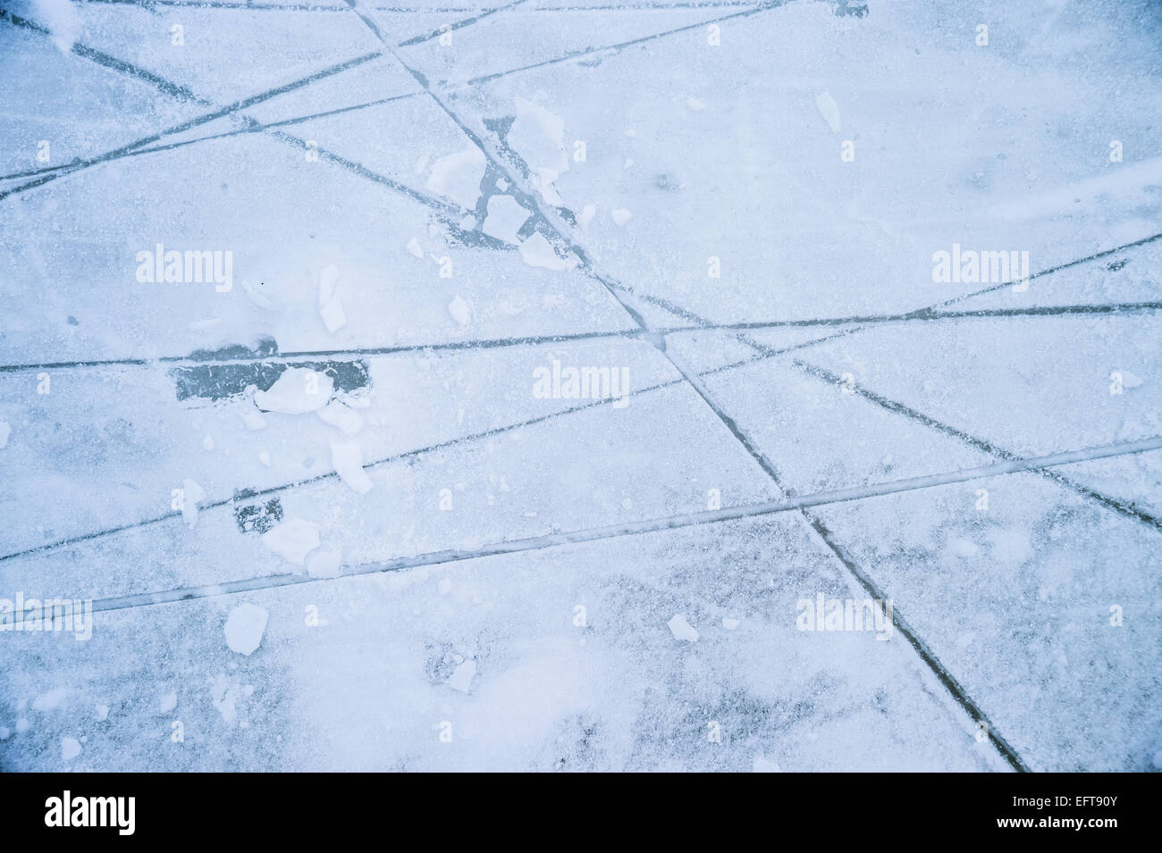 Ice texture on outdoor rink Stock Photo - Alamy