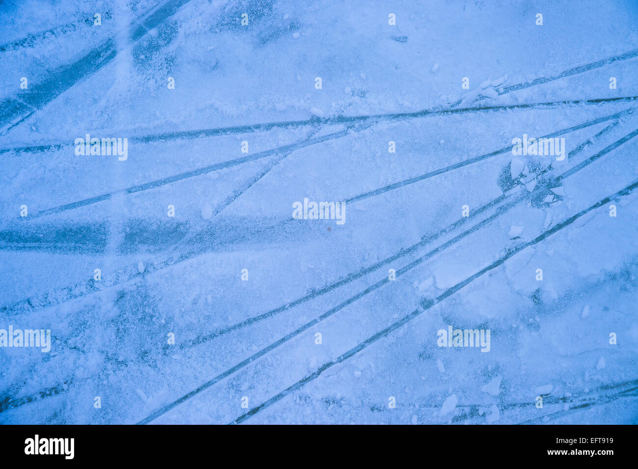 Ice texture on outdoor rink Stock Photo - Alamy