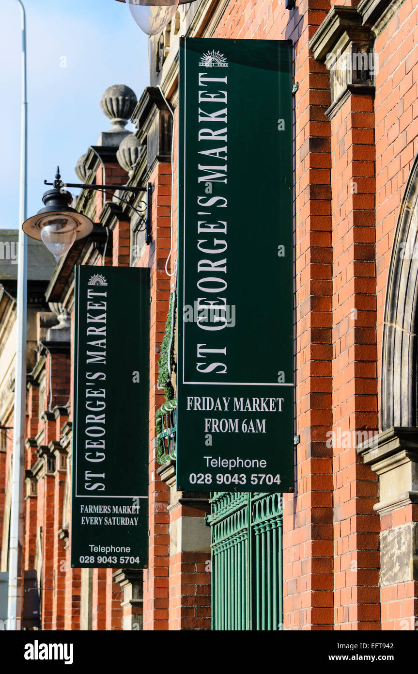 Saint George's Market, Belfast Stock Photo - Alamy