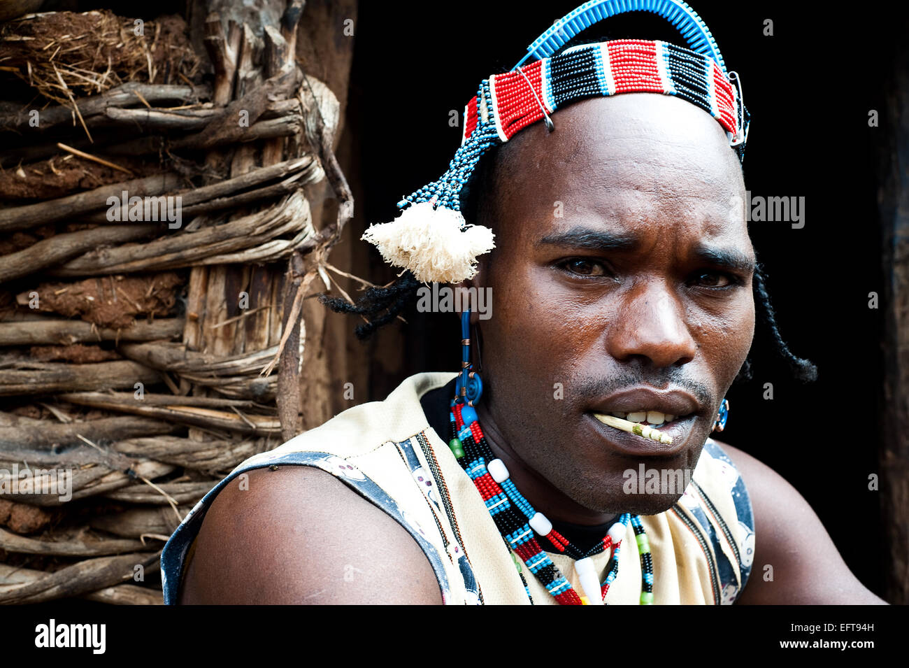Man belonging to the Banna tribe ( Ethiopia Stock Photo - Alamy
