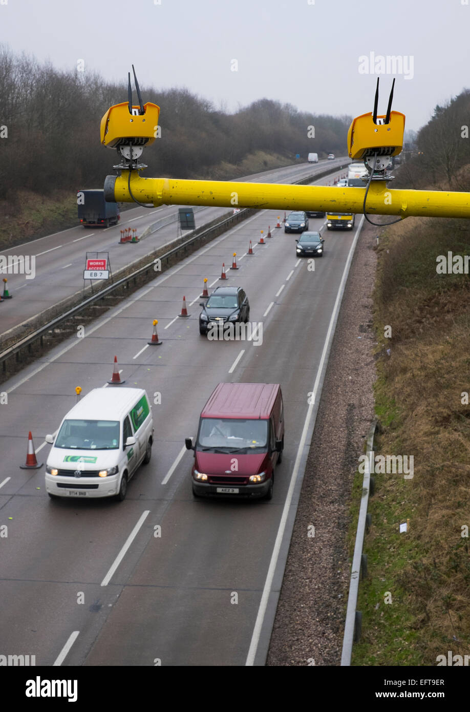 Motorway gantry speed hi-res stock photography and images - Alamy