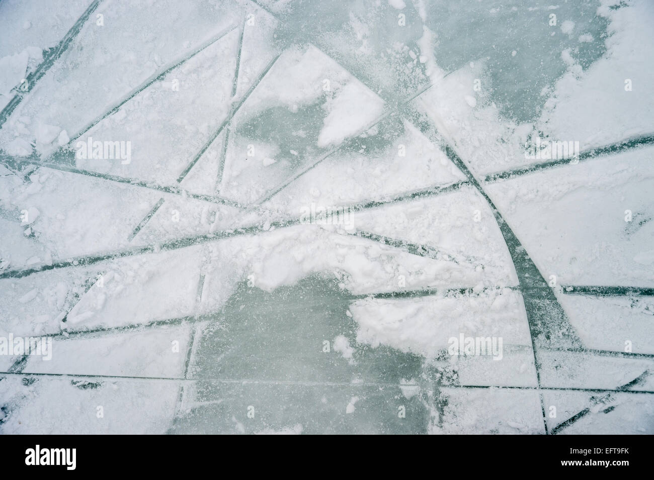Ice texture on outdoor rink Stock Photo - Alamy