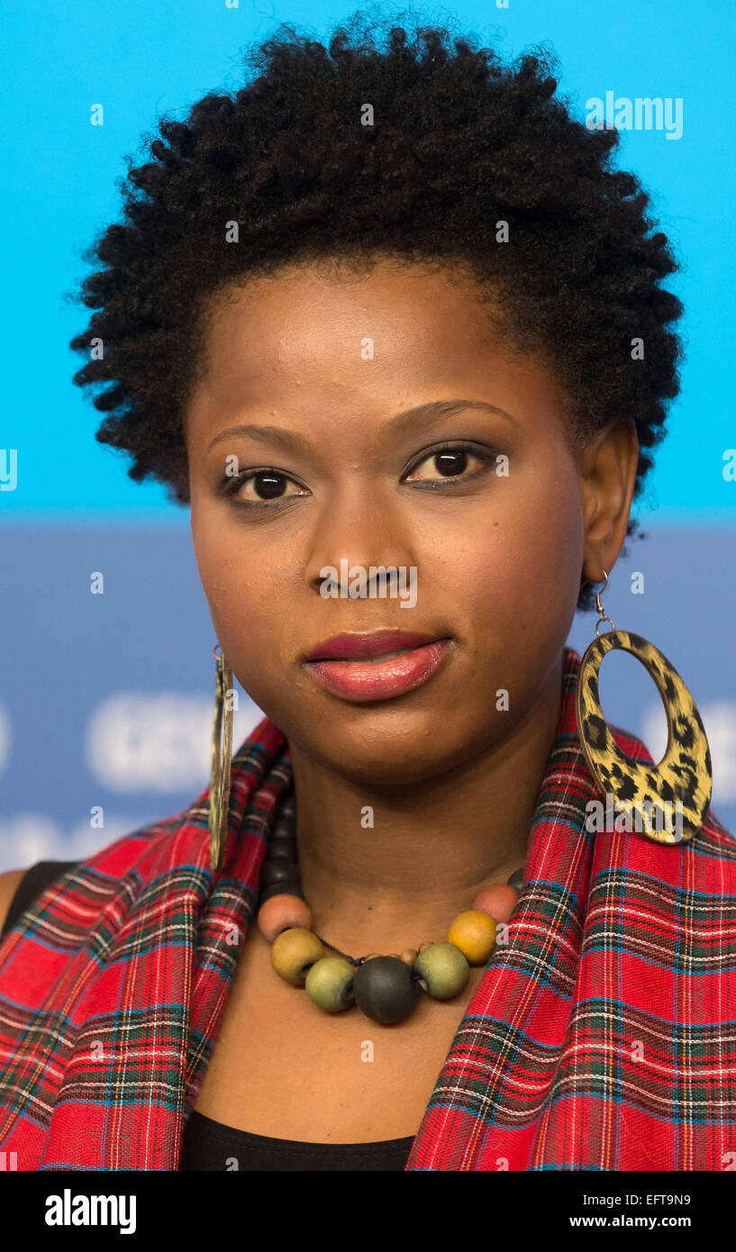 Actress Lovely Kermonde Fif attends the press conference for 'Murder in ...