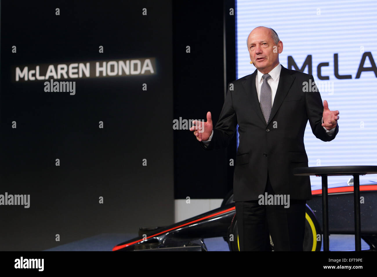 Tokyo, Japan. 10th Feb, 2015. Ron Dennis (McLaren) F1 : McLaren ...