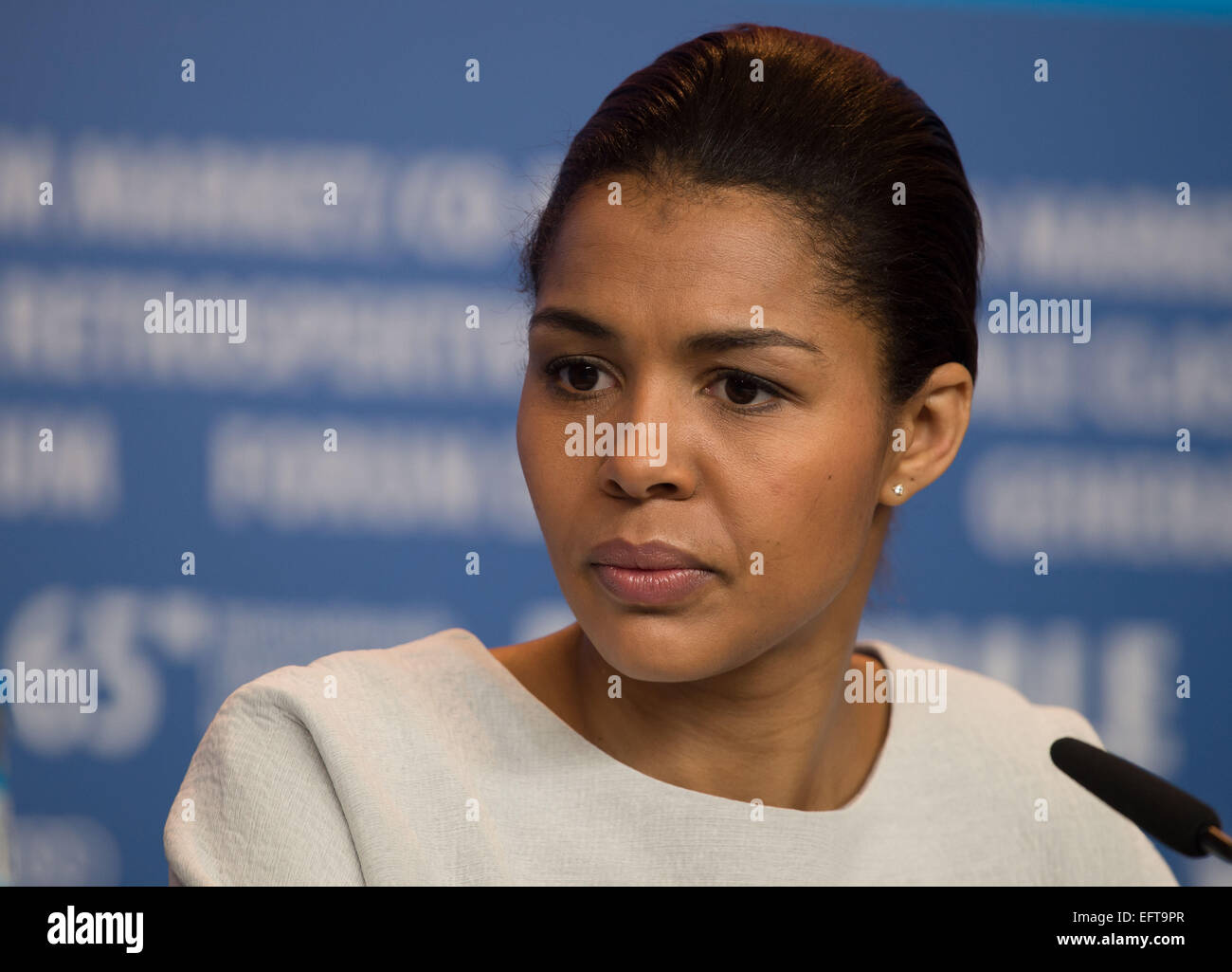 Berlin, Germany. 10th Feb, 2015. Actress Ayo attends the press ...