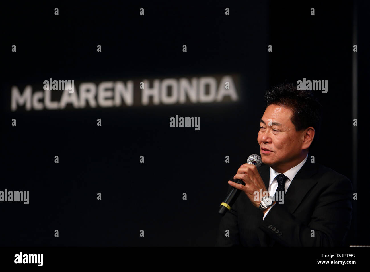 Tokyo, Japan. 10th Feb, 2015. Yasuhisa Arai (McLaren) F1 : Honda R&D Co ...