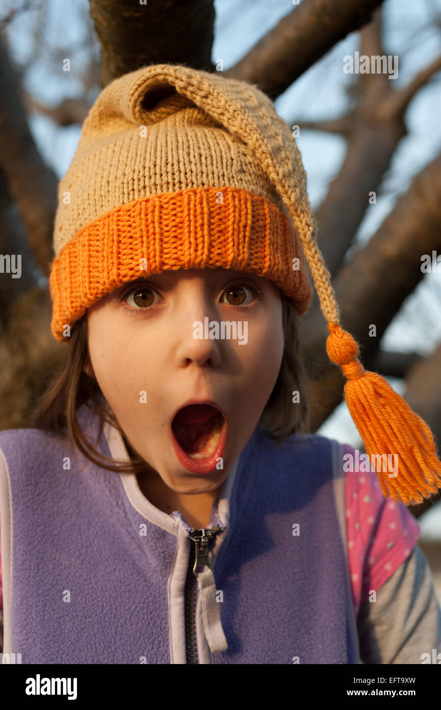 Scared person on tree branch hi-res stock photography and images - Alamy