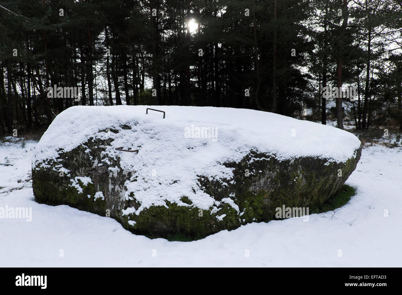Clava Cairns to the East of Inverness Stock Photo - Alamy
