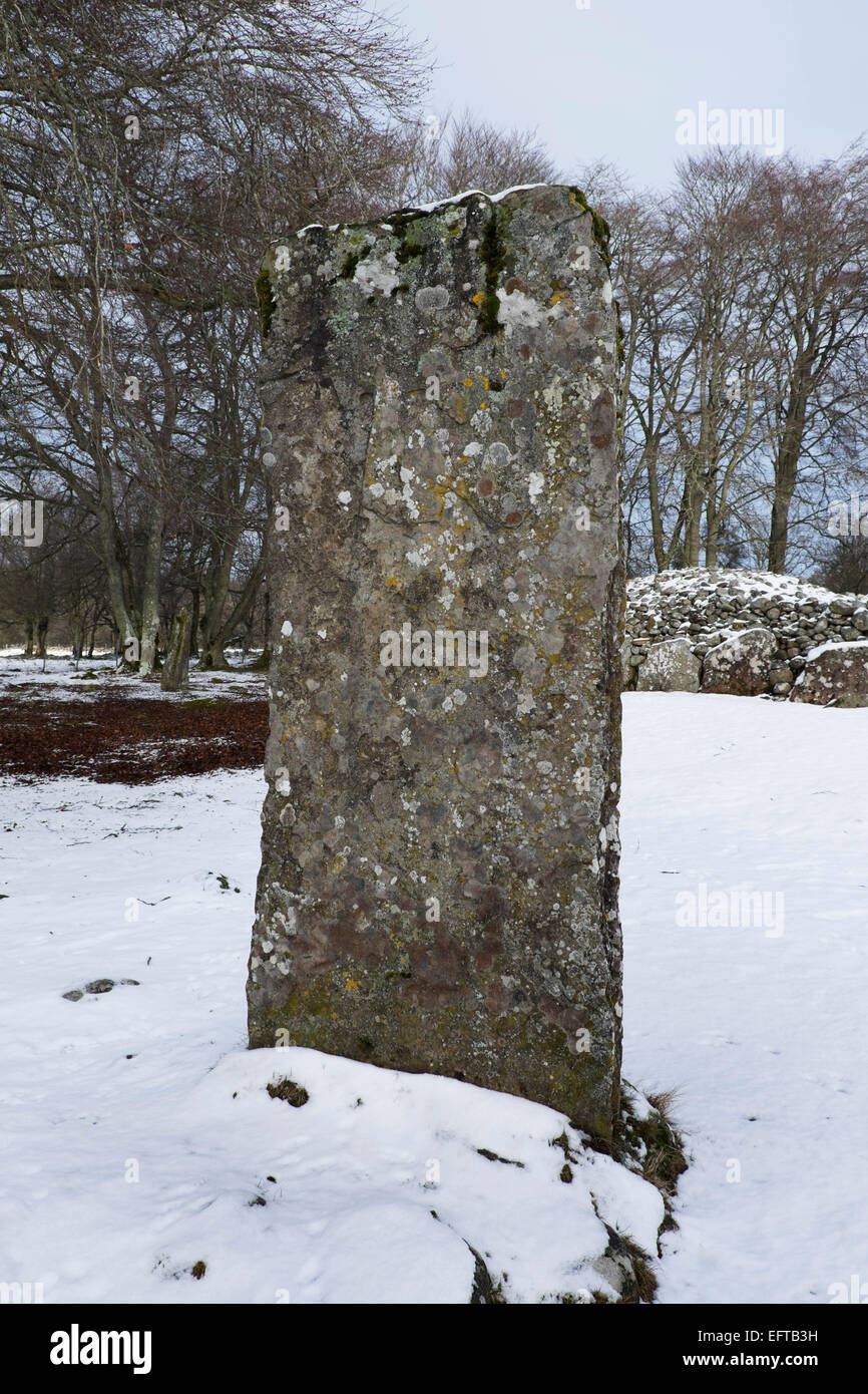 Clava Cairns to the East of Inverness Stock Photo - Alamy