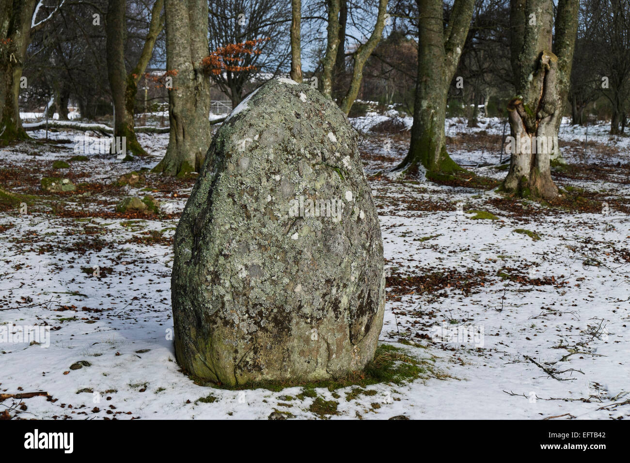 Clava Cairns to the East of Inverness Stock Photo - Alamy