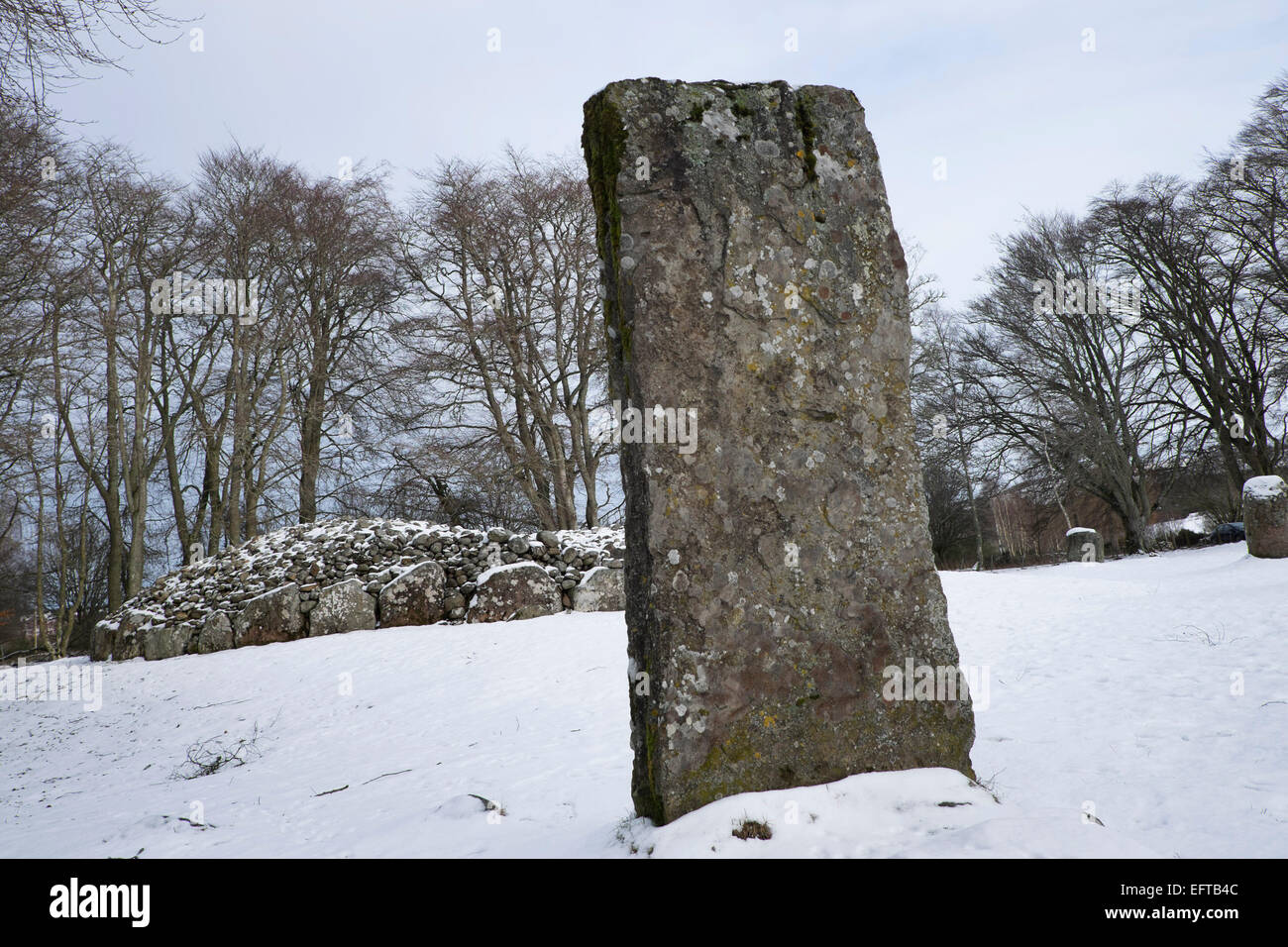 Clava Cairns to the East of Inverness Stock Photo - Alamy