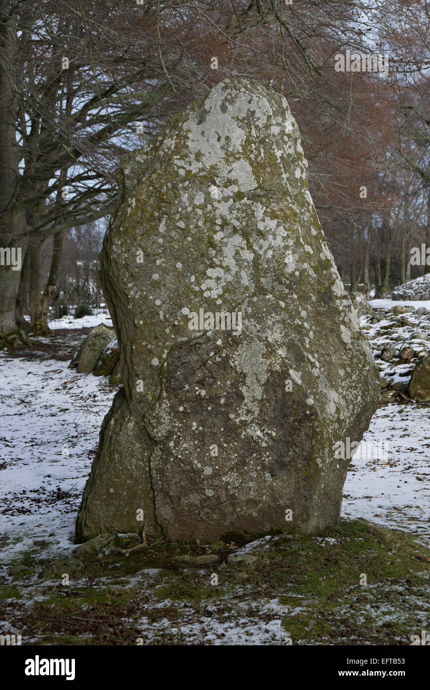 Clava Cairns to the East of Inverness Stock Photo - Alamy