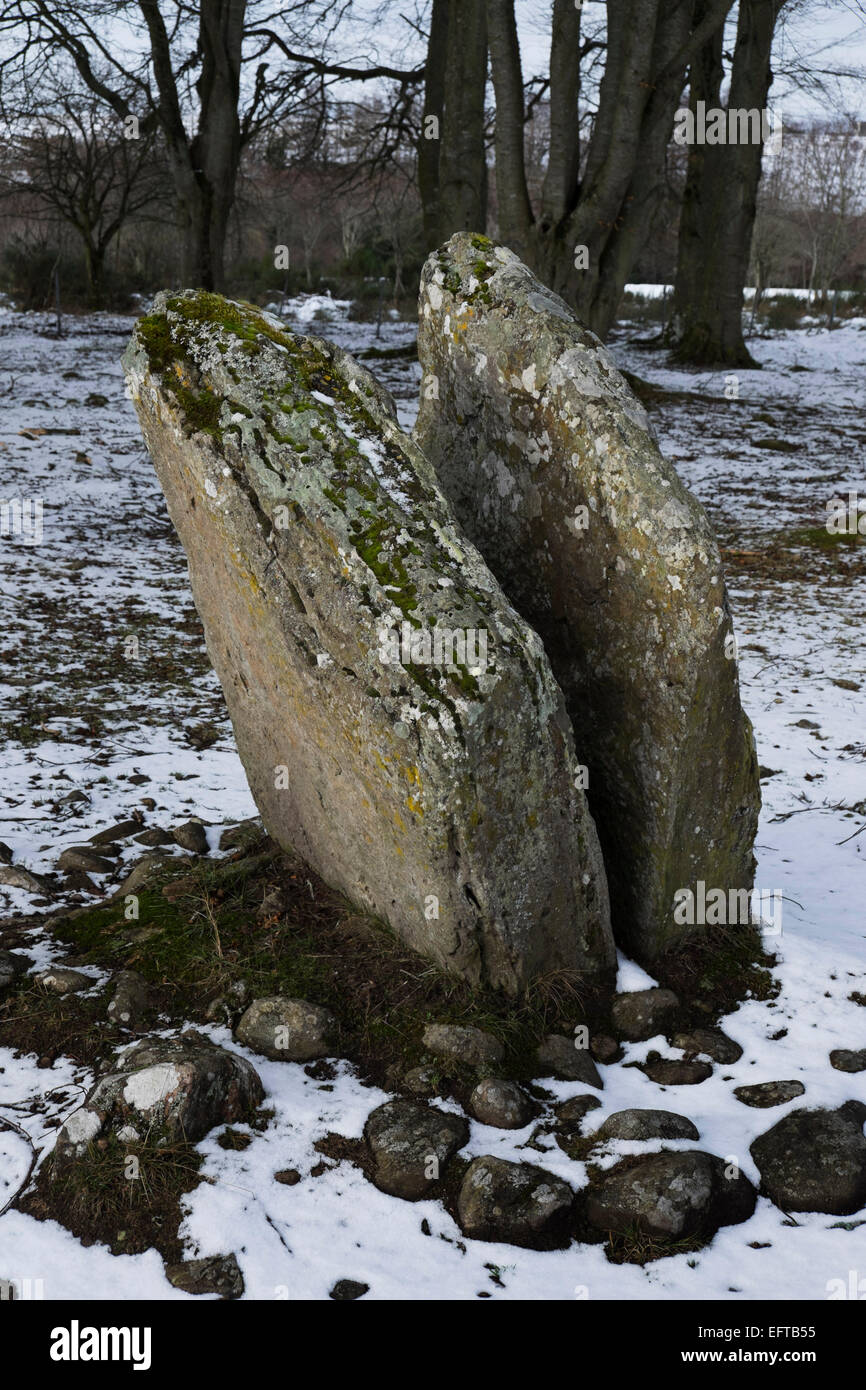 Clava Cairns to the East of Inverness Stock Photo - Alamy