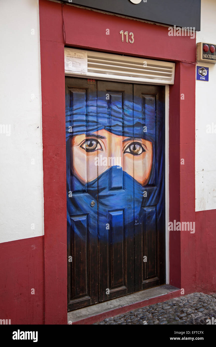 Open doors Project at Funchal Stock Photo - Alamy