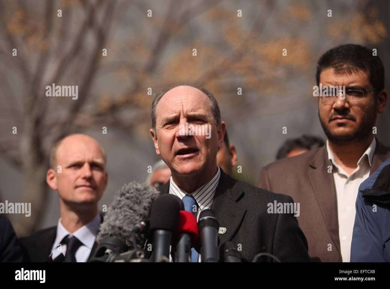 Gaza City, Gaza Strip, Palestinian Territory. 10th Feb, 2015. James ...
