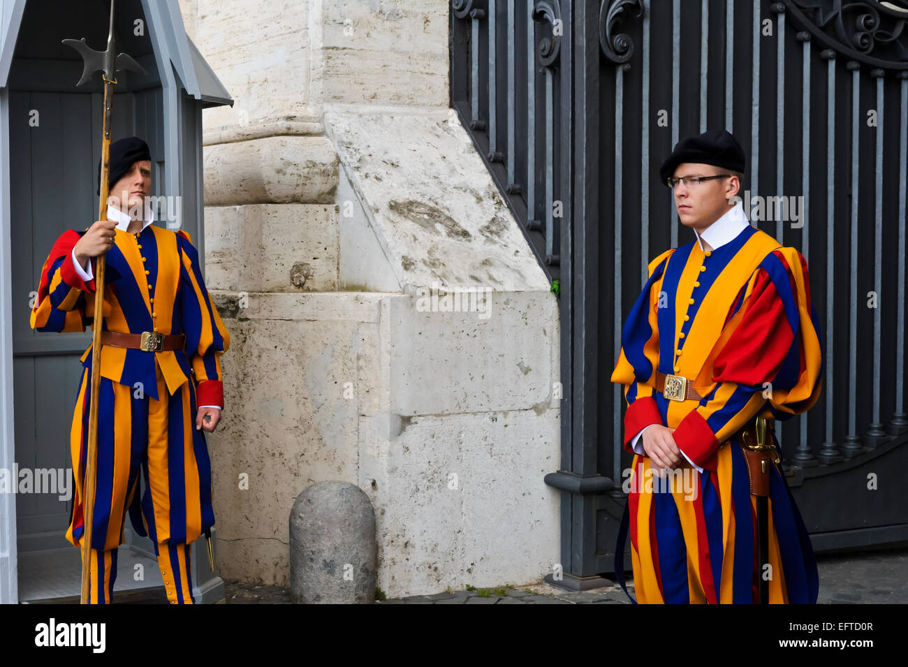 Vatican Guards St Peters Basilica Rome St. Peter's Basilica: A Naked