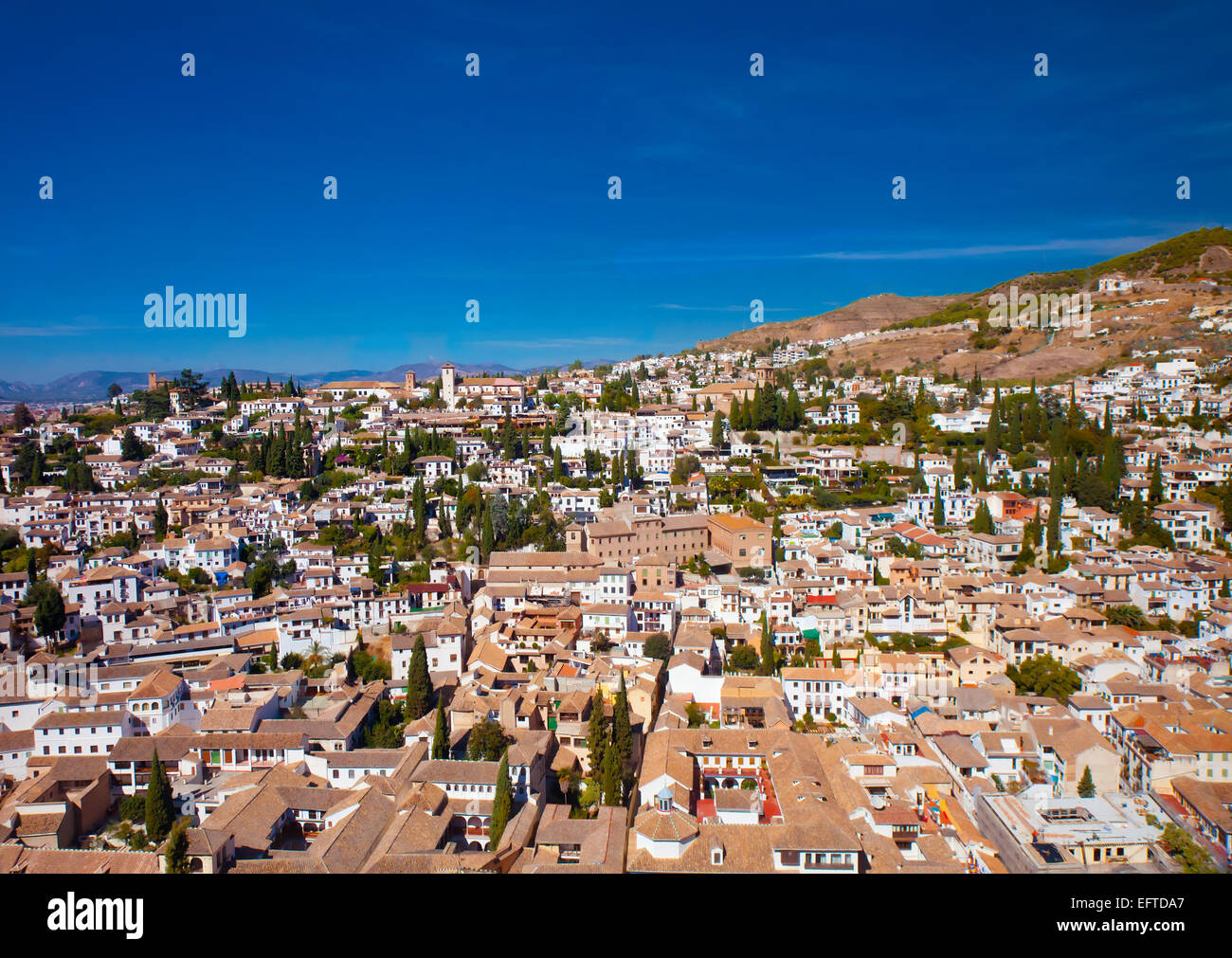 Albaicin district alhambra granada hi-res stock photography and images ...