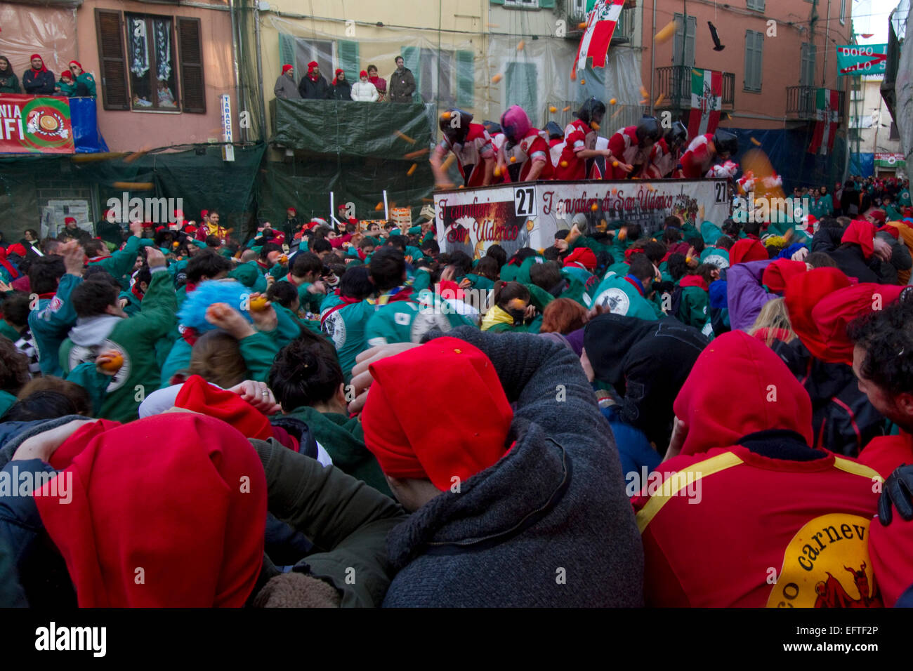 Italian orange fight hi-res stock photography and images - Alamy