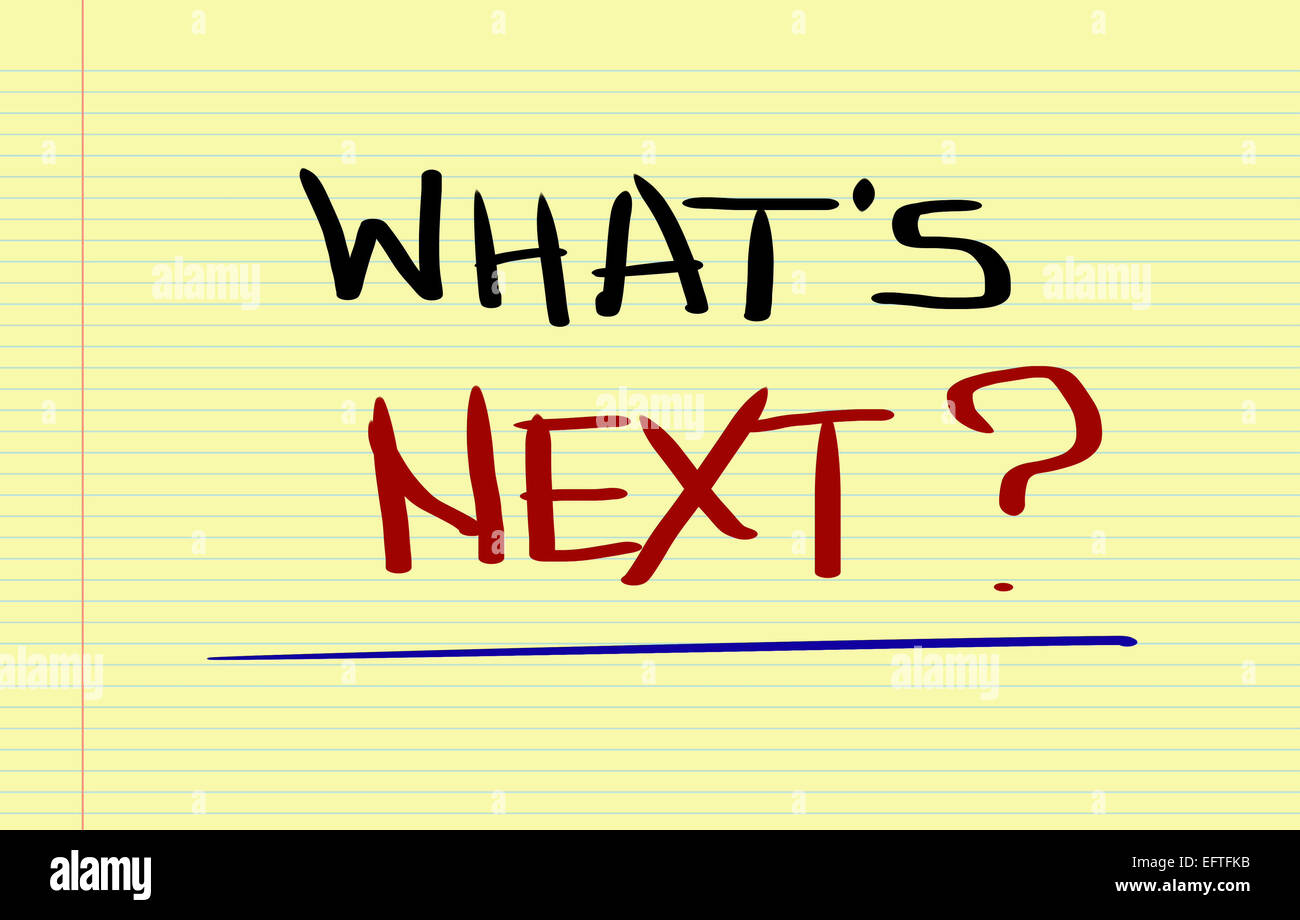 Whats next hi-res stock photography and images - Alamy