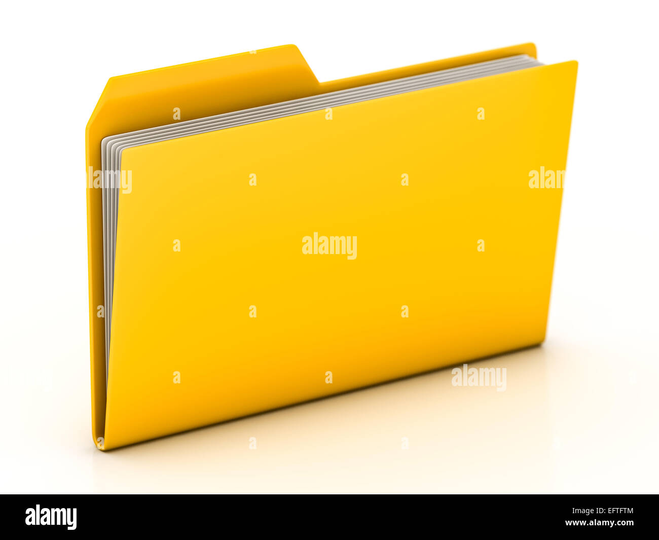 folders and files on a white background Stock Photo - Alamy