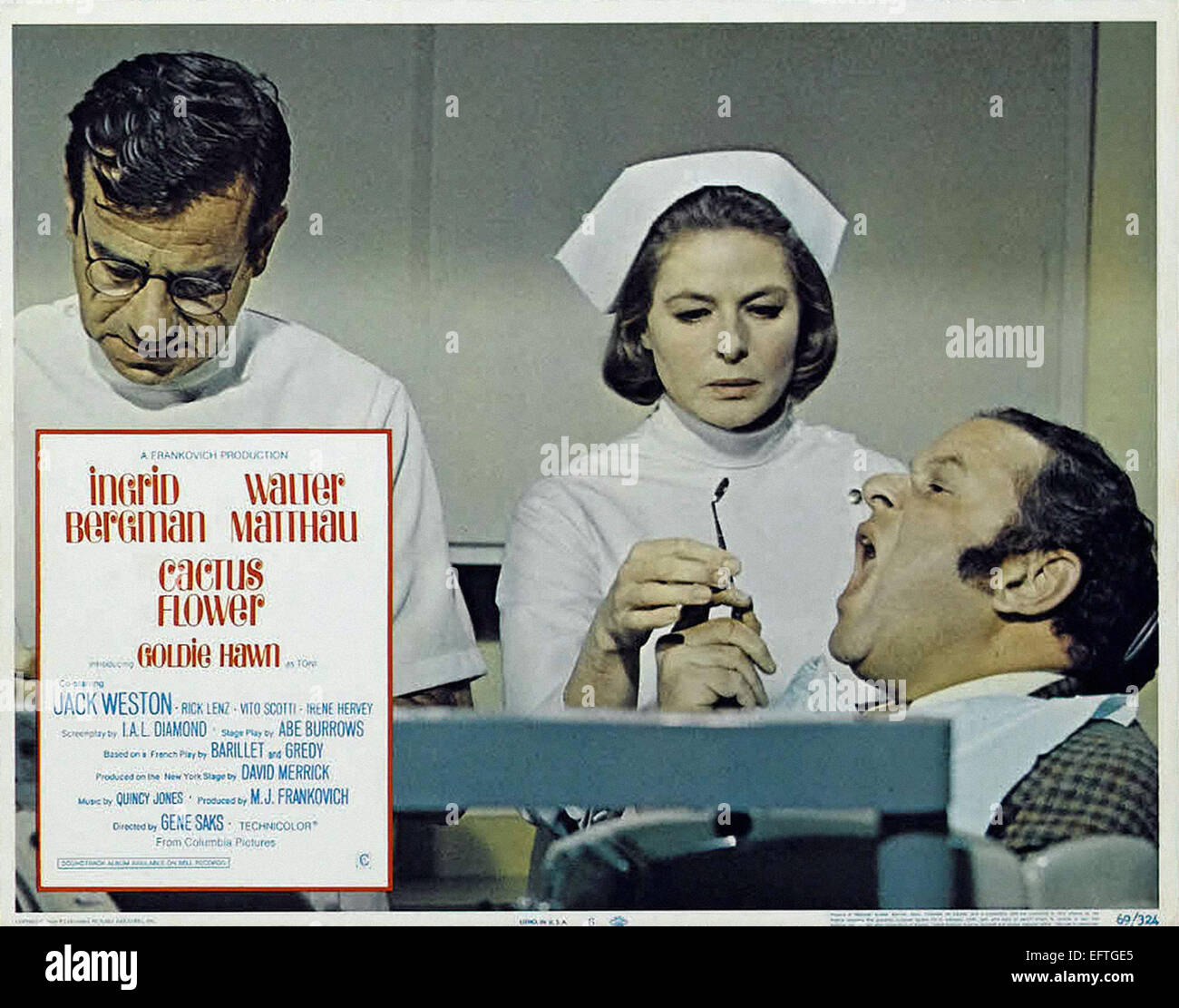 Cactus Flower - Movie Poster Stock Photo - Alamy