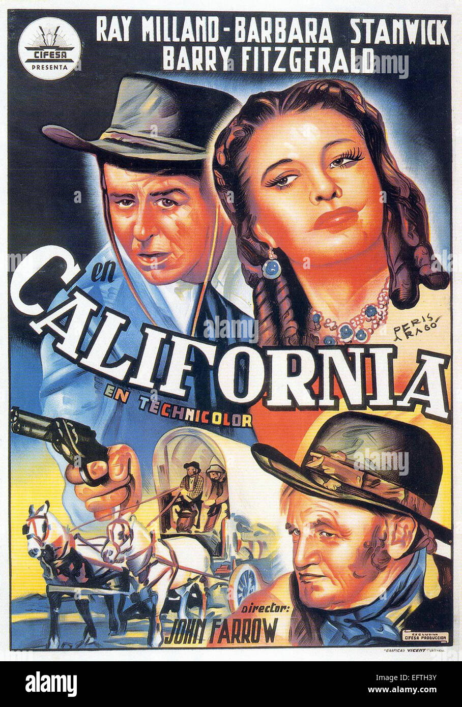 California - Movie Poster Stock Photo - Alamy