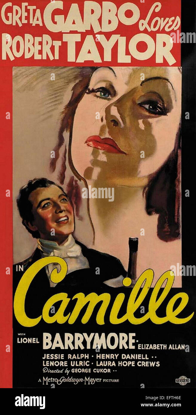 Camille - Greta Garbo - 1936 - Movie Poster Stock Photo - Alamy