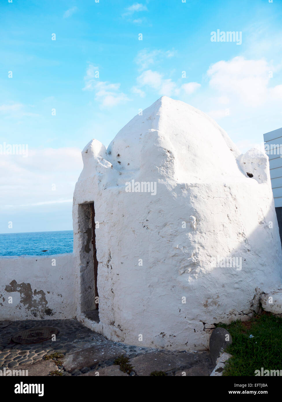 Fortification Buildings on the Waterfront in Puerto de la Cruz on the ...