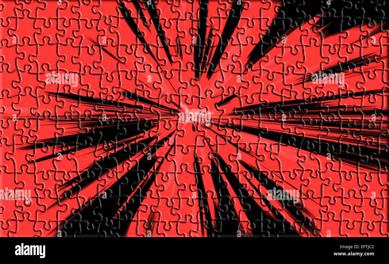 abstract red color background with puzzle Stock Photo - Alamy