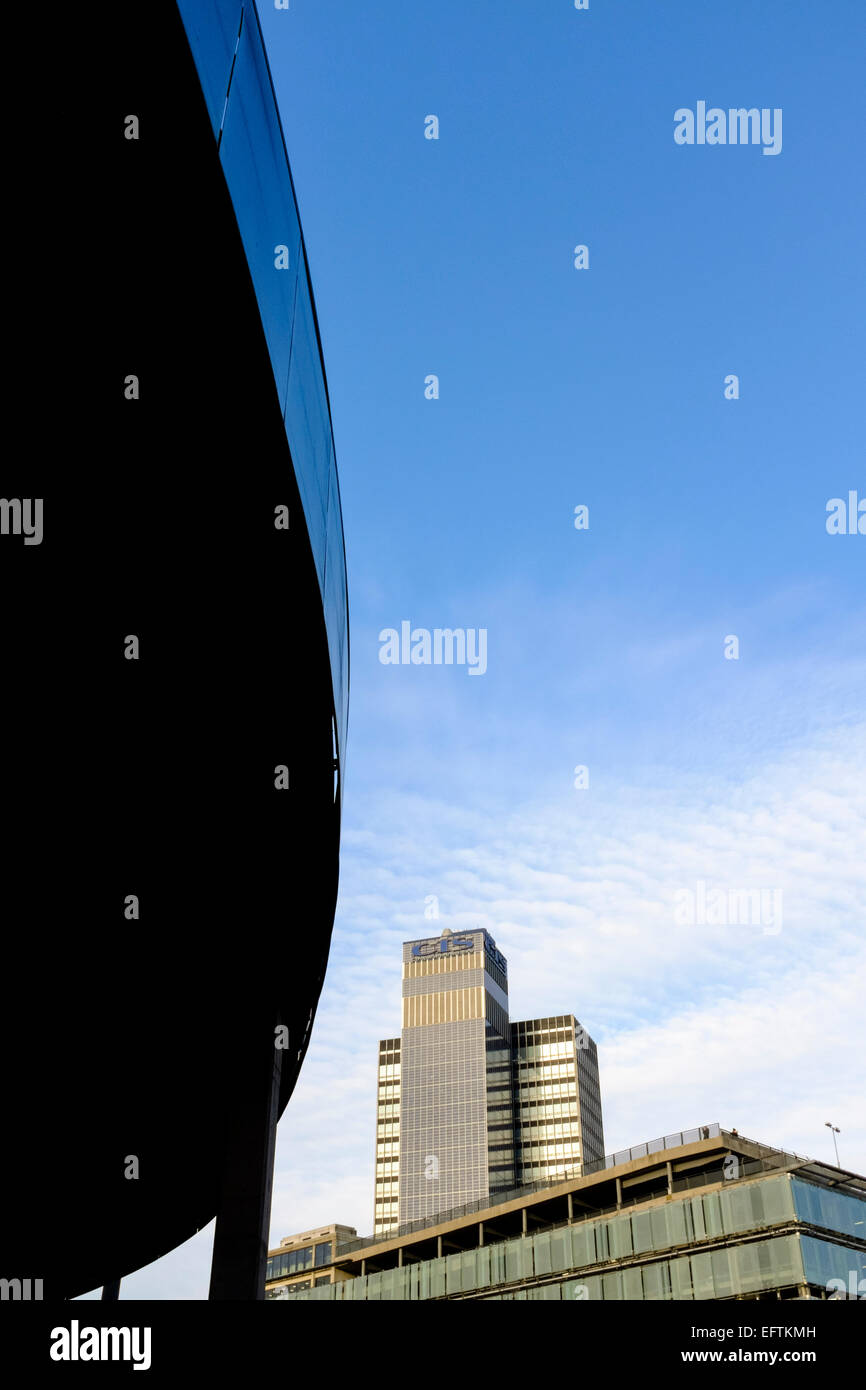 Solar panels cis building co operative hi-res stock photography and ...