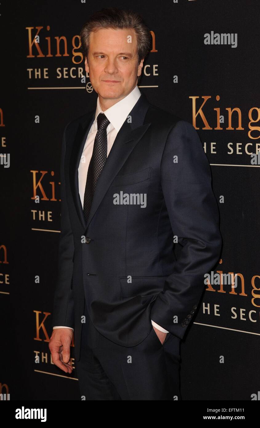 New York, NY, USA. 9th Feb, 2015. Colin Firth at court appearance for ...