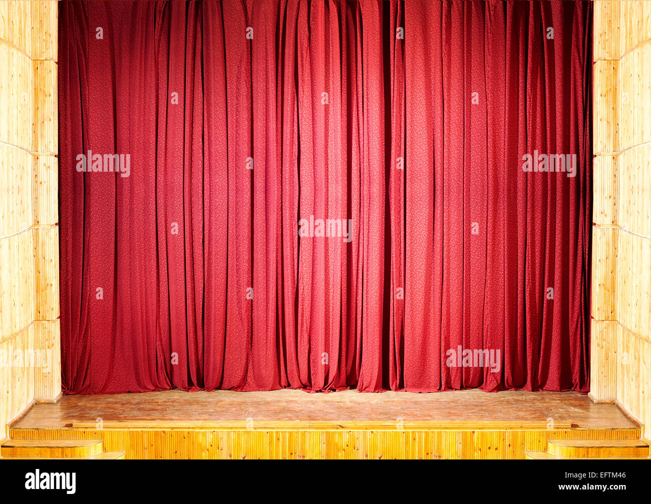Red theater curtain Stock Photo - Alamy
