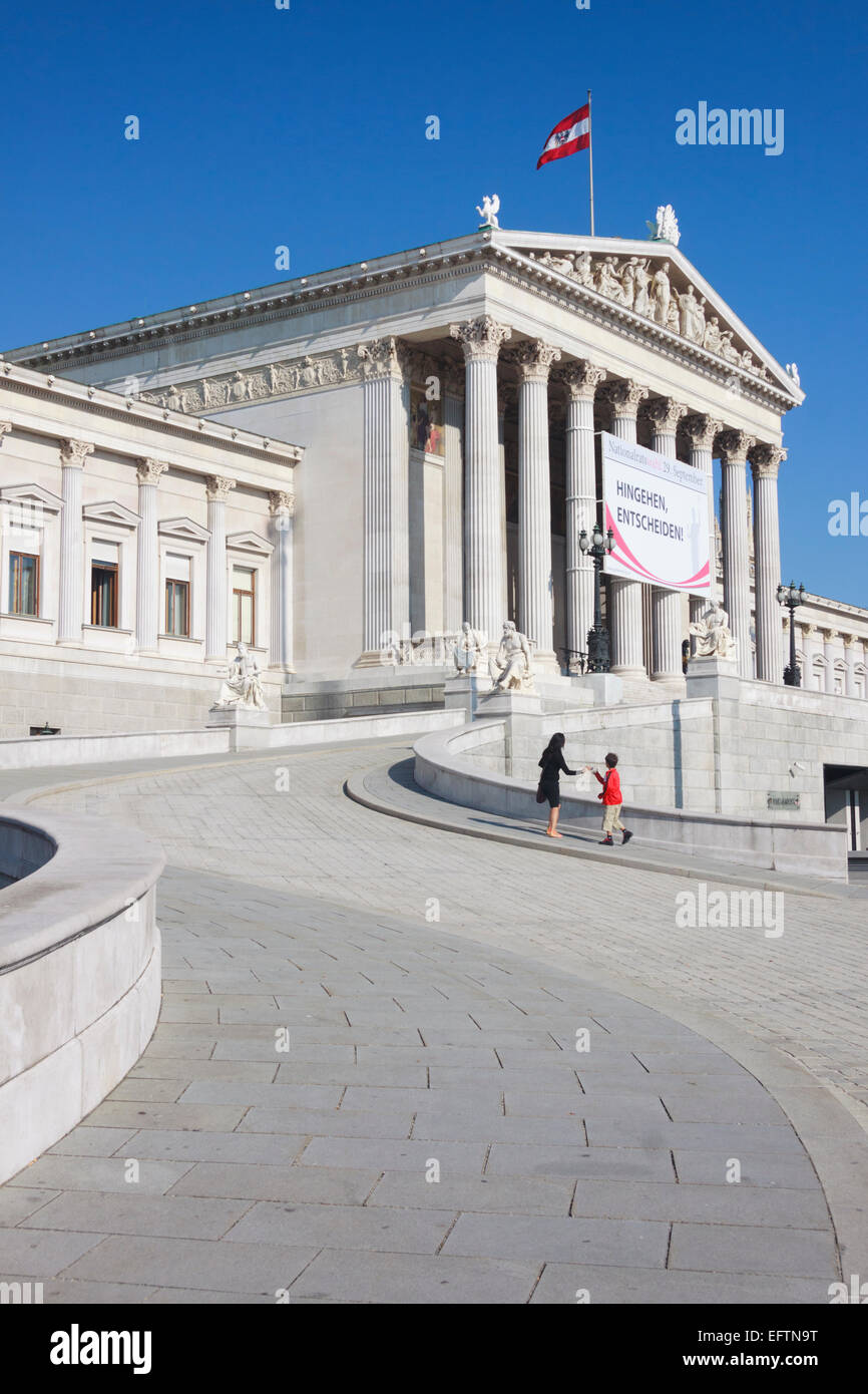 Austrian Parliament Building Stock Photo - Alamy