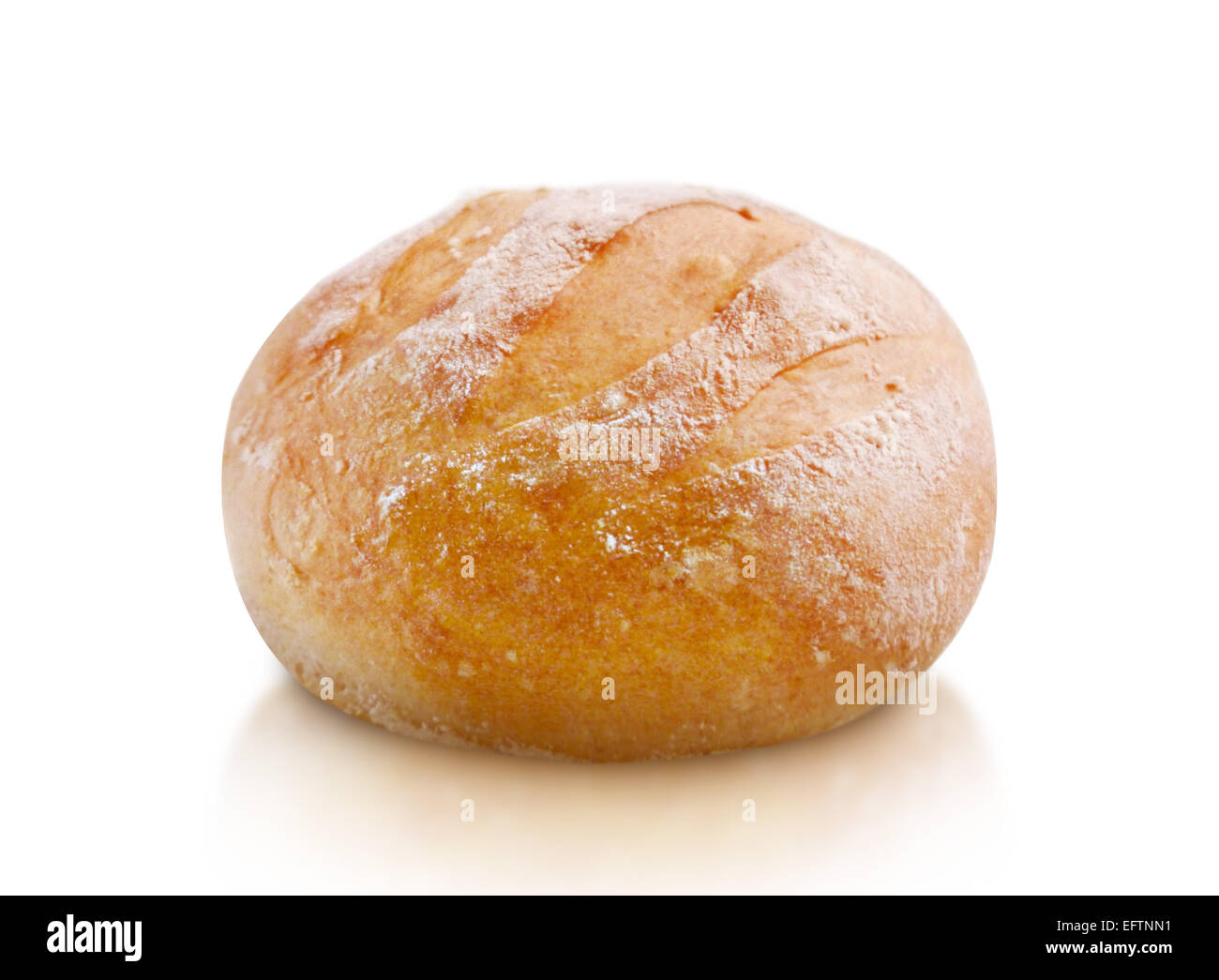 fresh bread isolated on white background, clipping path and alpha ...