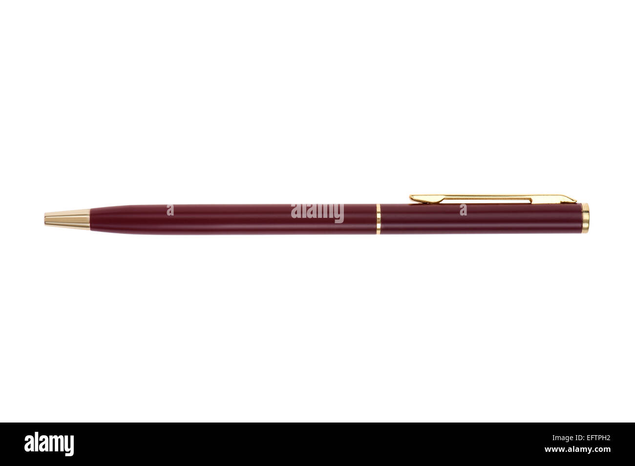 isolated object on white - Collection Ballpoint Pen Stock Photo - Alamy