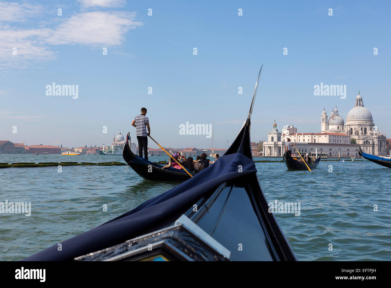 Gondoliers. Venice, Italy Stock Photo - Alamy