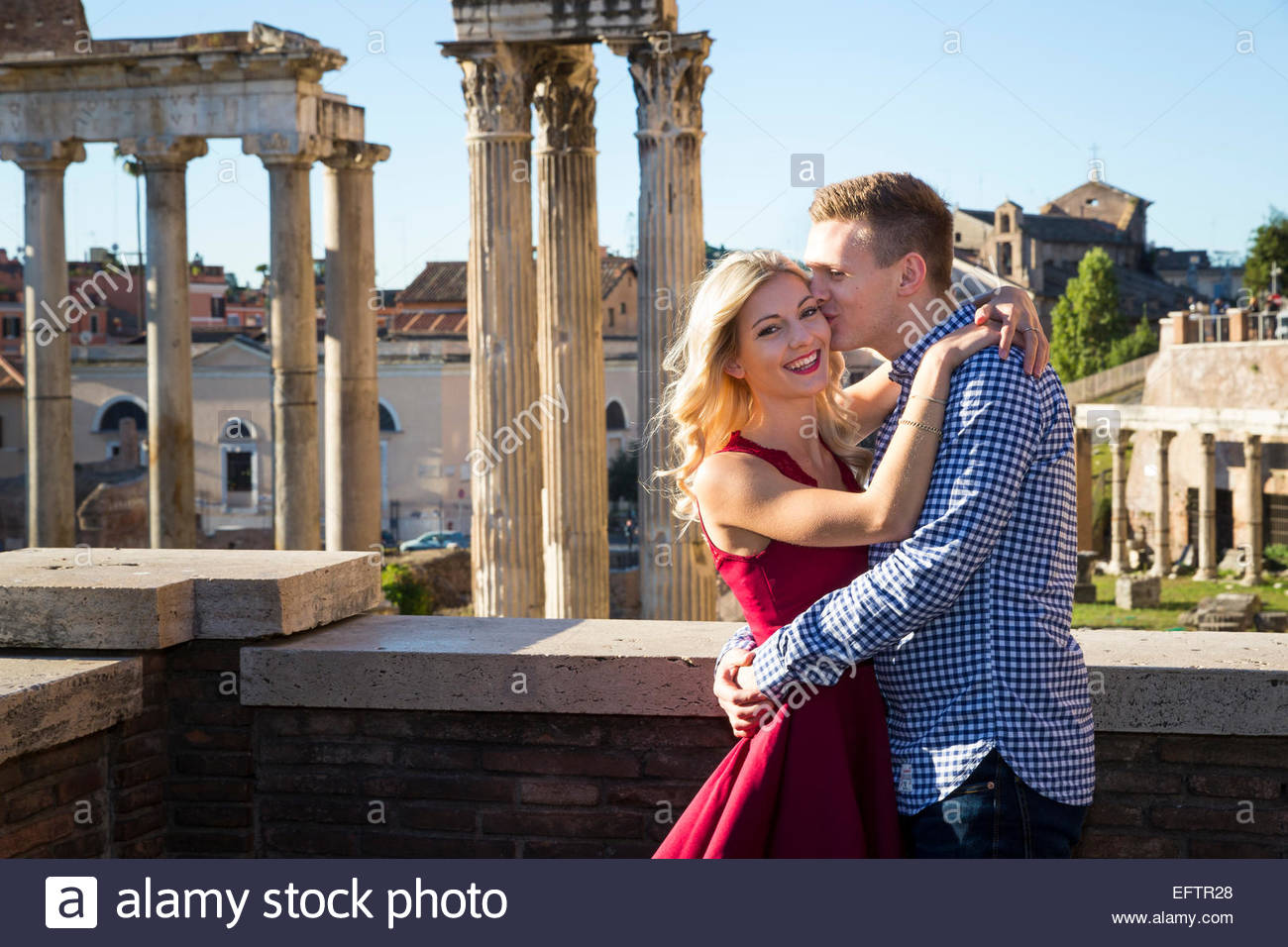 Young Couple Ancient Rome Stock Photos & Young Couple Ancient Rome ...