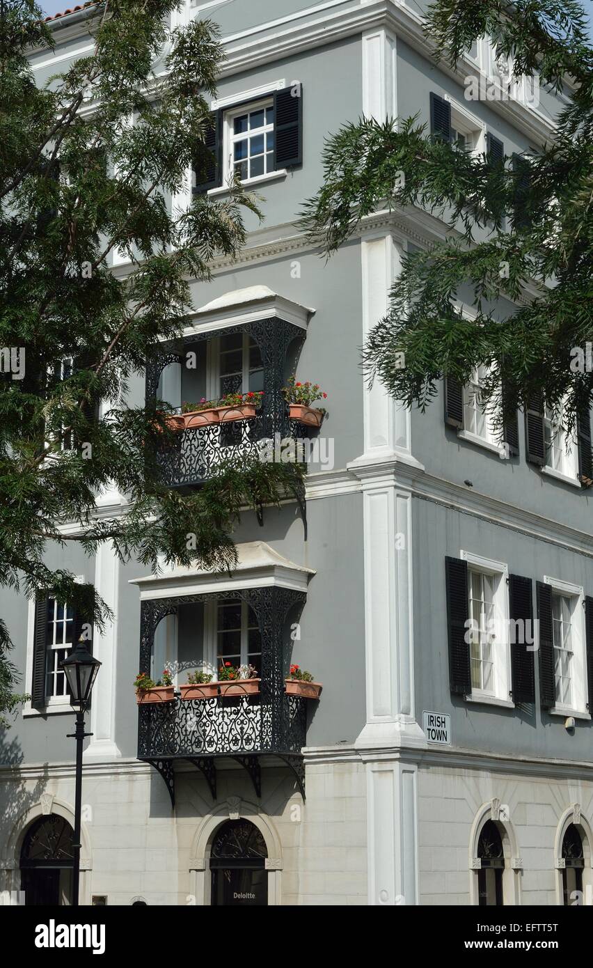 Gibraltar Old Town Stock Photo - Alamy