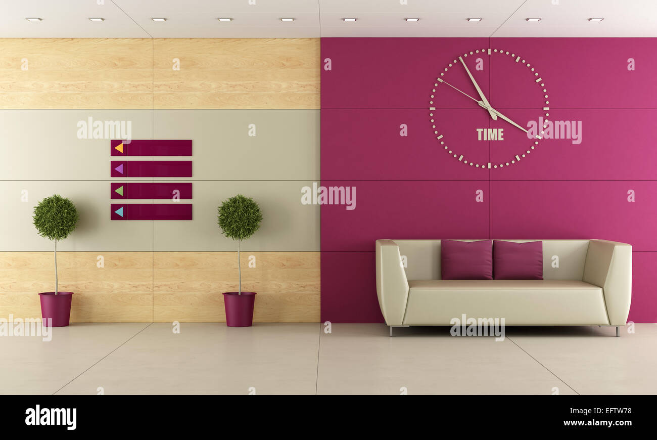 Waiting room with clock hi-res stock photography and images - Alamy