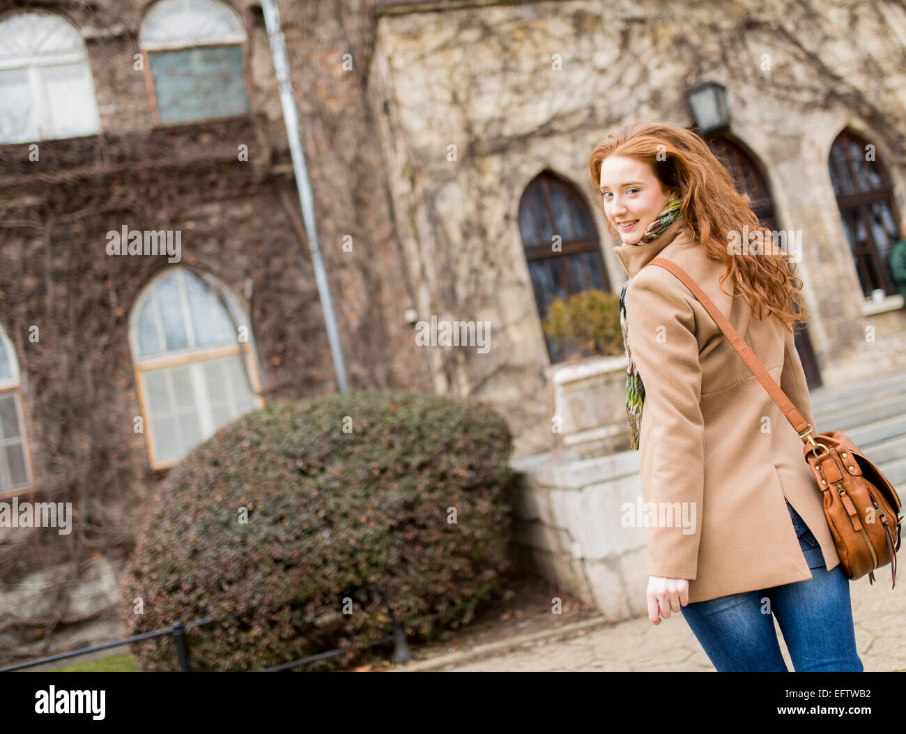 Young female university student hi-res stock photography and images - Alamy